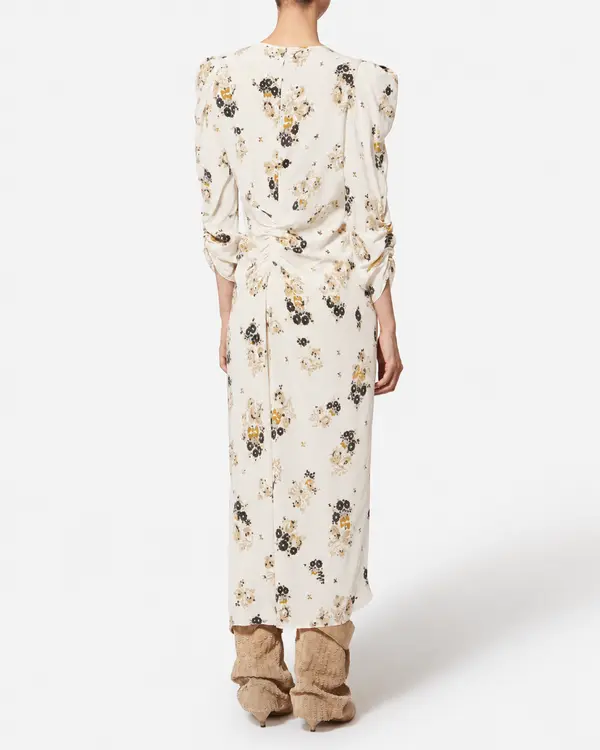 Isabel Marant Étoile Albini Printed Stretch-silk Midi Dress