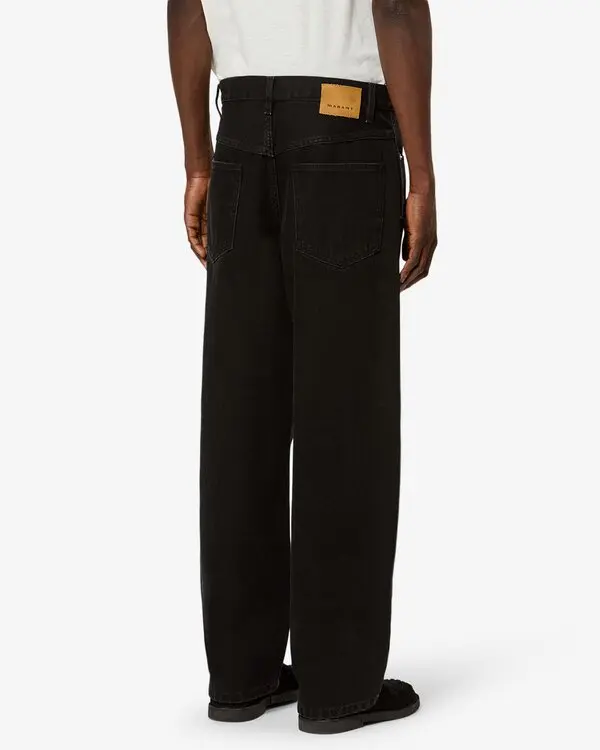 Isabel Marant Étoile Jorjey Faded Wash Loose Fit Jeans