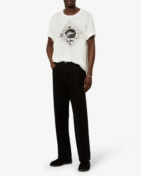 Isabel Marant Étoile Jorjey Faded Wash Loose Fit Jeans