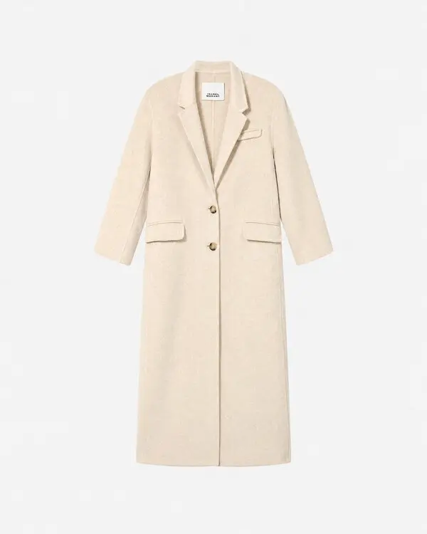 Isabel Marant Étoile Clesa Wool Coat - Sand