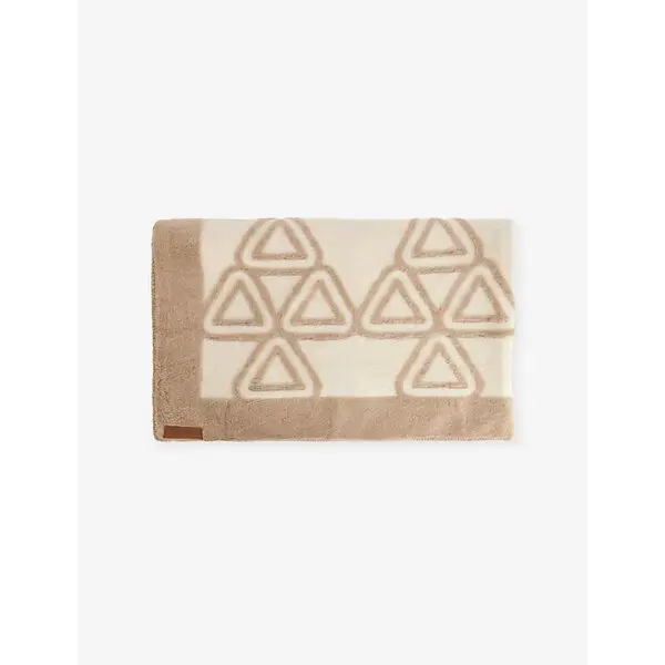 ARTFEENA Salmani Patterned Wool-blend Blanket 184cm X 150cm