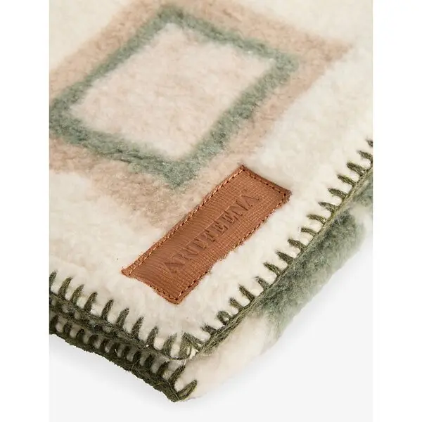 ARTFEENA Palace Patterned Wool-blend Blanket 184cm X 150cm
