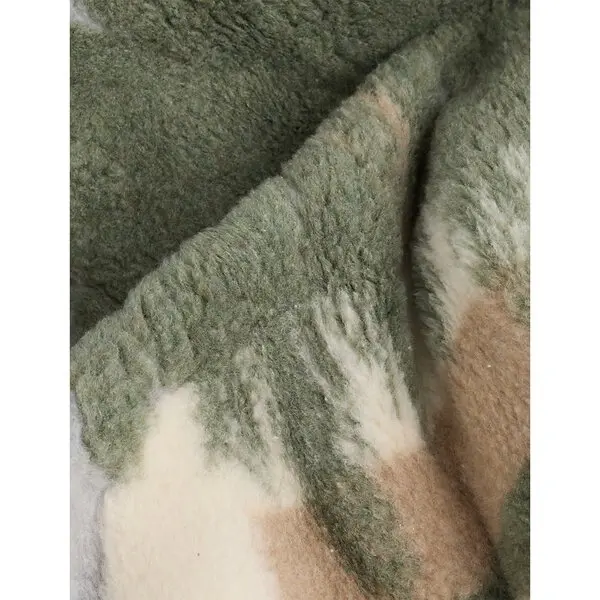 ARTFEENA Palace Patterned Wool-blend Blanket 184cm X 150cm