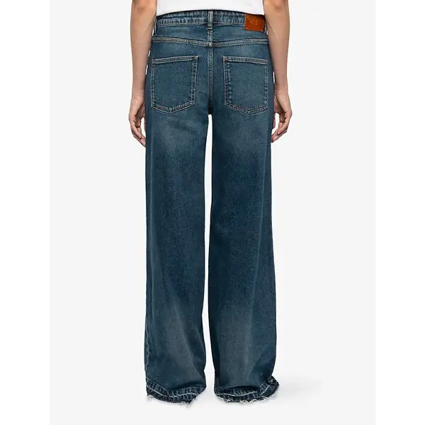 Zadig&Voltaire Eli Wide-leg High-rise Denim Jeans