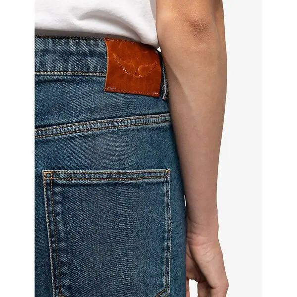 Zadig&Voltaire Eli Wide-leg High-rise Denim Jeans