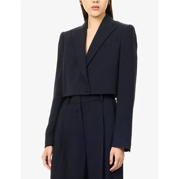 Galvan Roman Cropped Twill Jacket