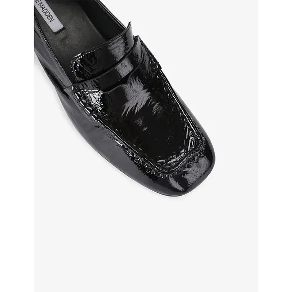 Steve Madden Estee Patent Leather Heeled Loafers