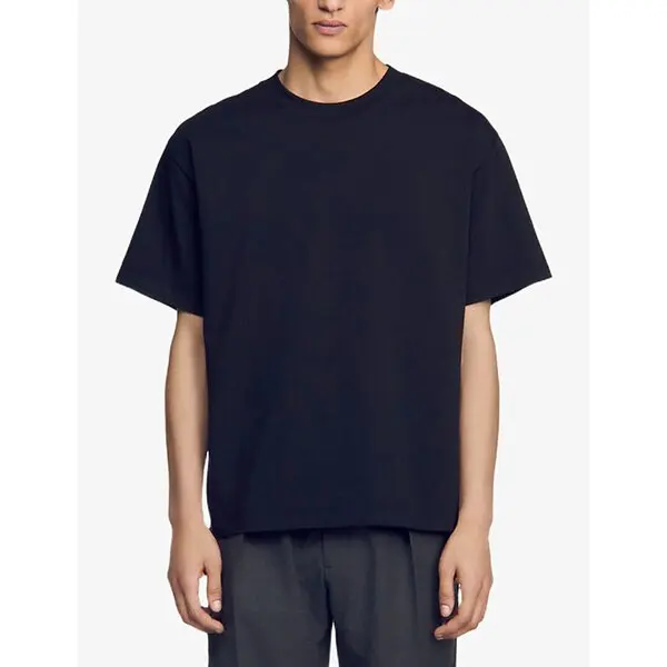 Sandro Crewneck Relaxed-fit Cotton T-shirt