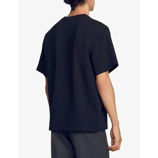 Sandro Crewneck Relaxed-fit Cotton T-shirt