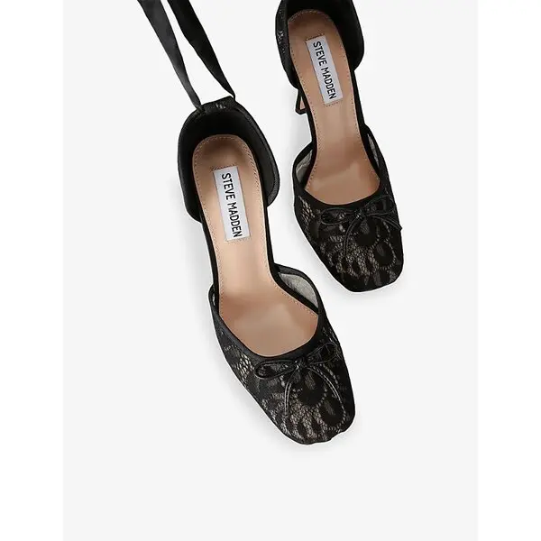 Steve Madden Larina Lace Heeled Courts