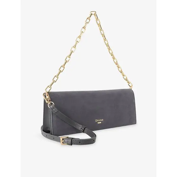DUNE Bemuse Suede Shoulder Bag