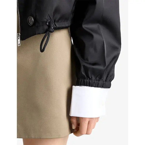Prada Re-nylon Cropped Blouson Jacket