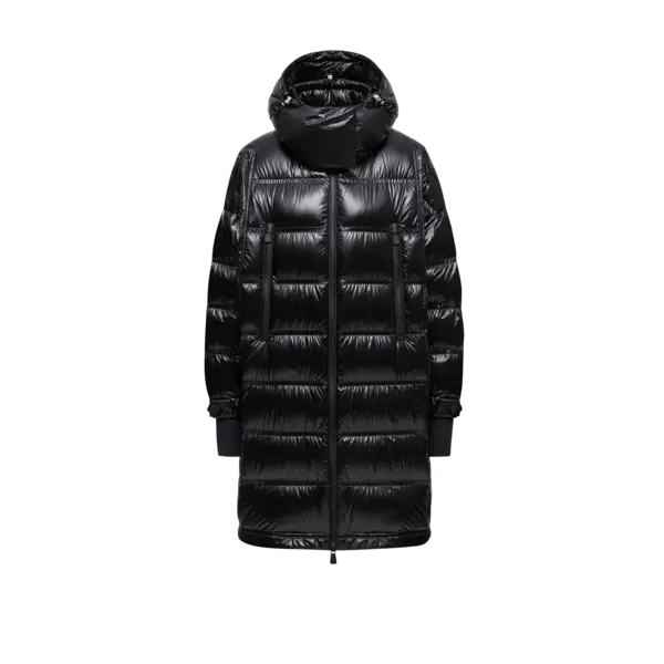 Moncler Rochelairs Hooded Long Down Jacket