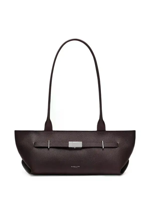 DEMELLIER New York Grained-leather Shoulder Bag - Red