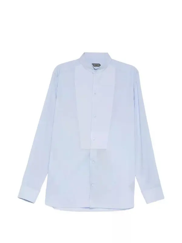 TOM FORD Washed Muslin Shirt - Blue