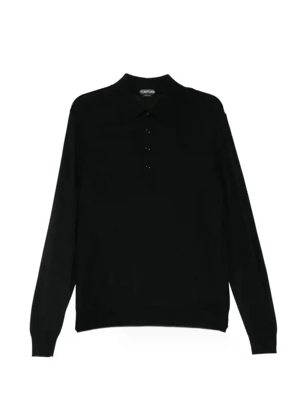 TOM FORD Long-sleeve Polo Shirt