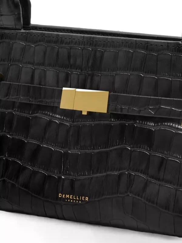 DEMELLIER New York Croc-effect Shoulder Bag