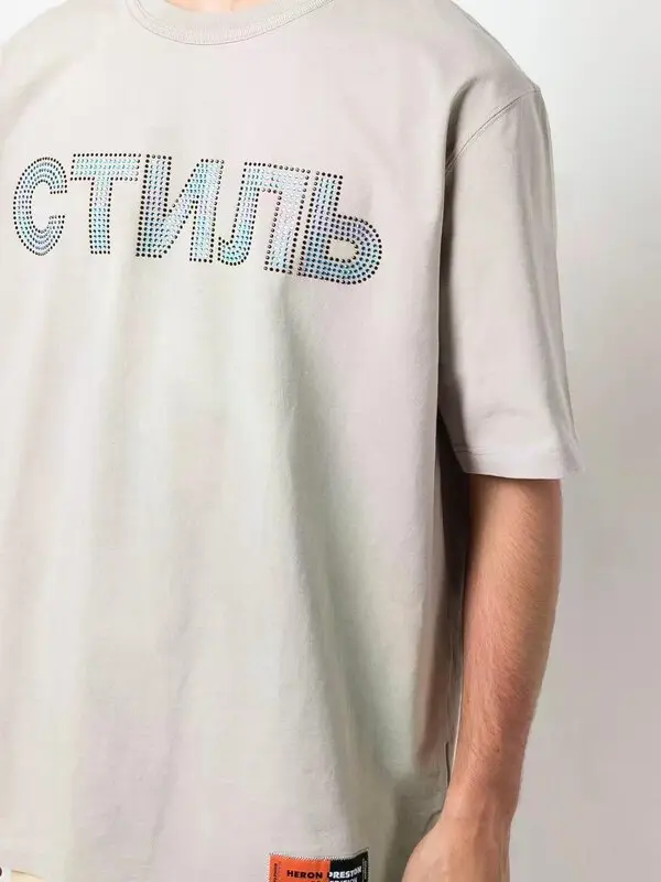 Heron Preston Rhinestone-embellished T-shirt