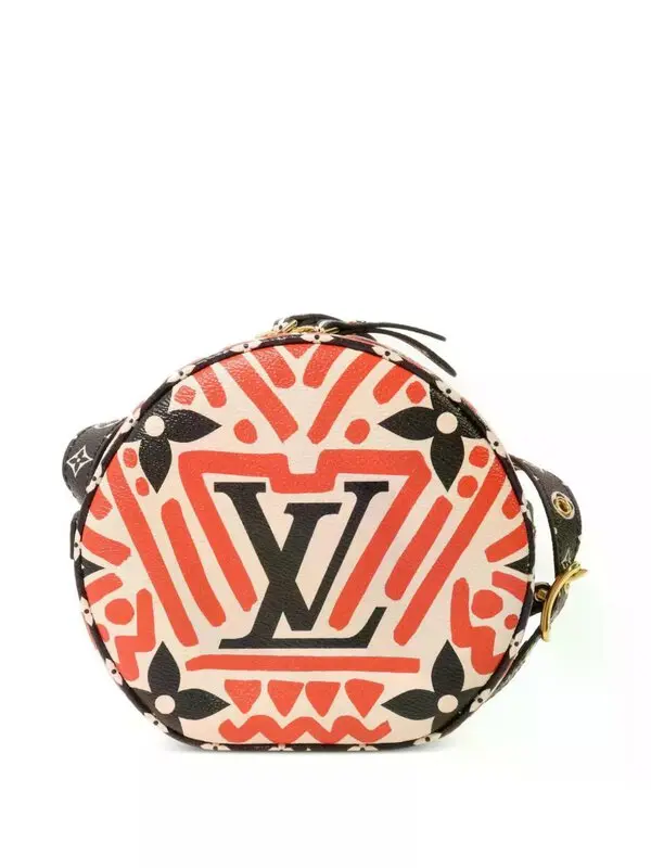 LOUIS VUITTON Monogram Giant Crafty Print Boite Chapeau Souple Adjustable-strap Shoulder Bag