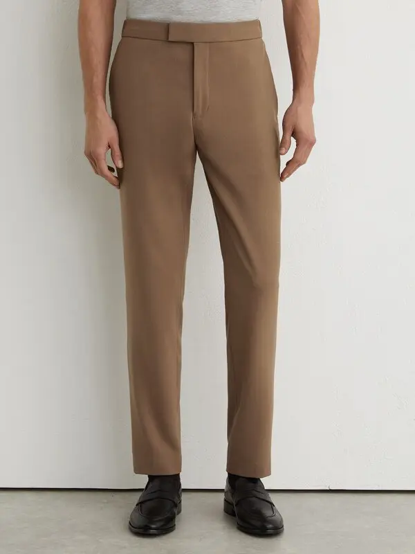 REISS Stretch Slim-fit Drawstring Trousers