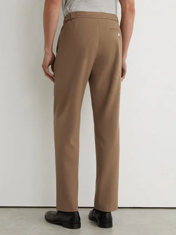 REISS Stretch Slim-fit Drawstring Trousers
