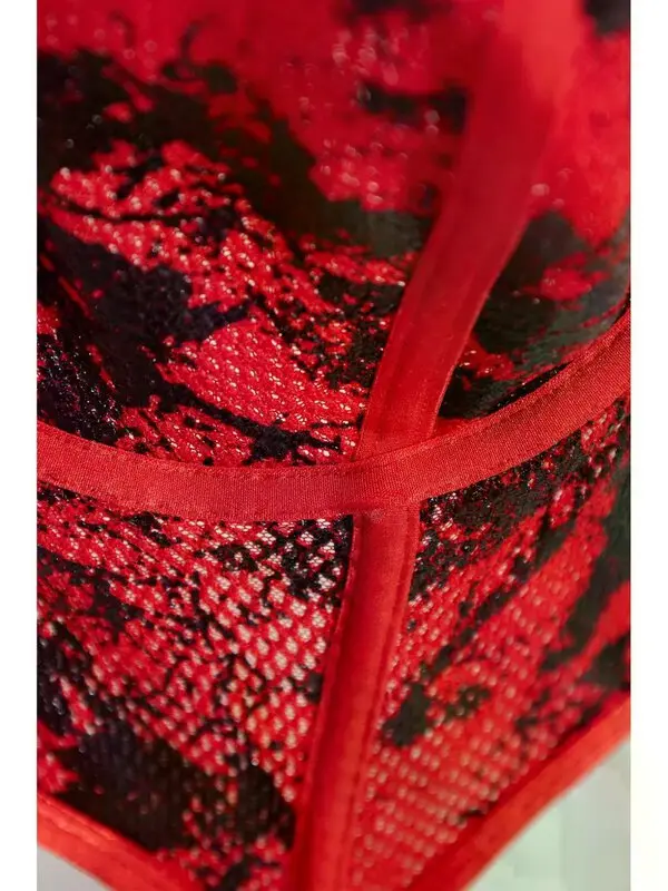 DIESEL® X Savage Fenty Metallic-effect Bustier