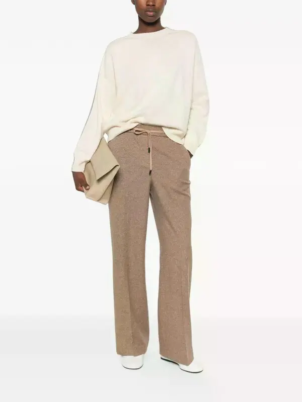 Peserico Drawstring Wide-leg Trousers