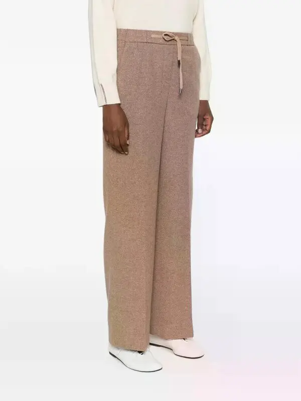 Peserico Drawstring Wide-leg Trousers