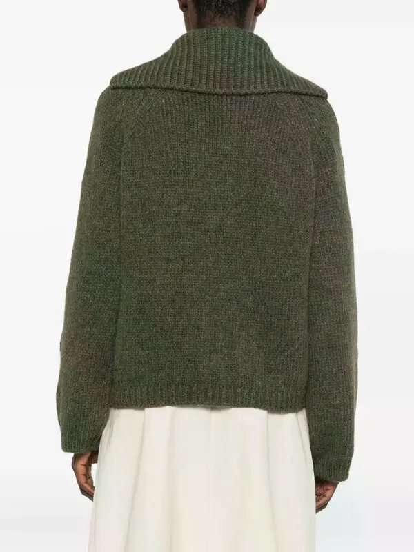 Moncler Cable-knit Zip-up Cardigan
