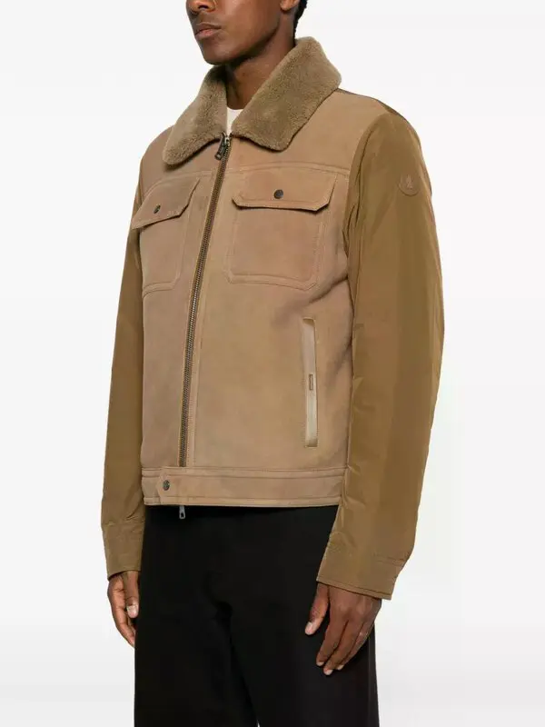 Moncler Zerique Shearling Collar Jacket