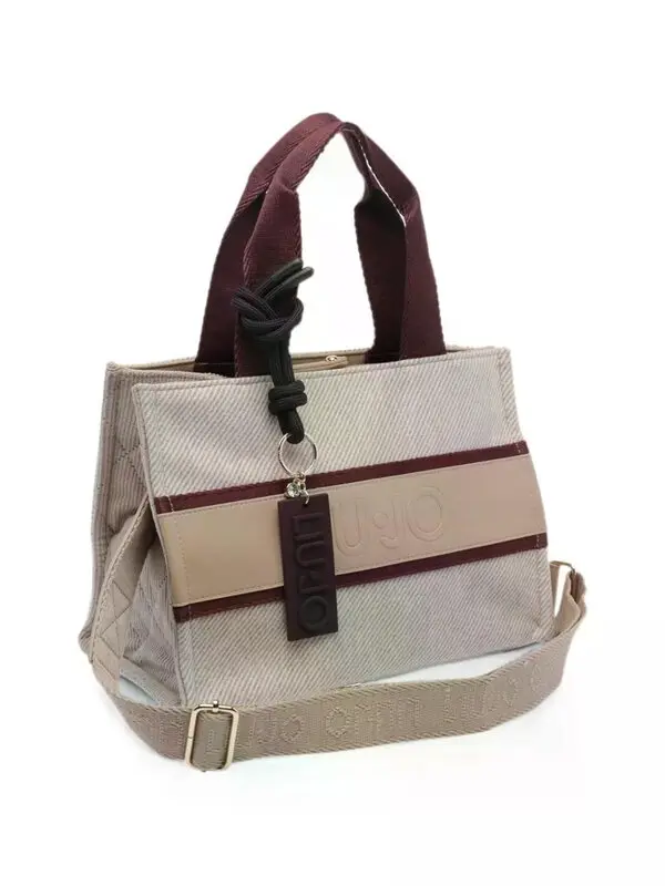 Liu Jo Logo-embossed Twill Tote Bag