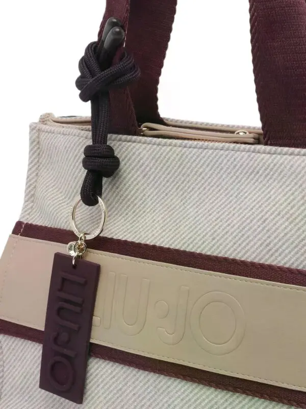 Liu Jo Logo-embossed Twill Tote Bag