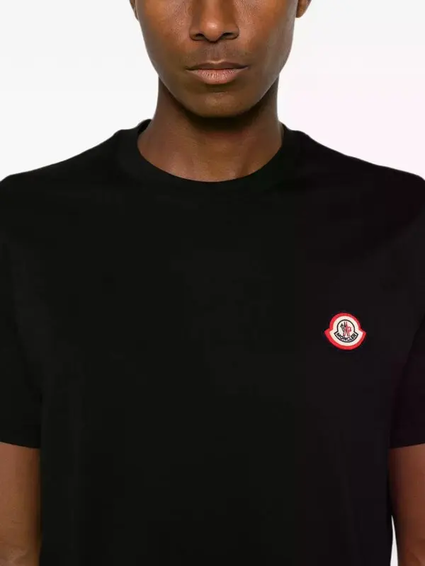 Moncler Logo-patch Crew-neck T-shirt