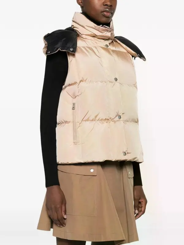Moncler Macareux Padded Gilet - Neutrals