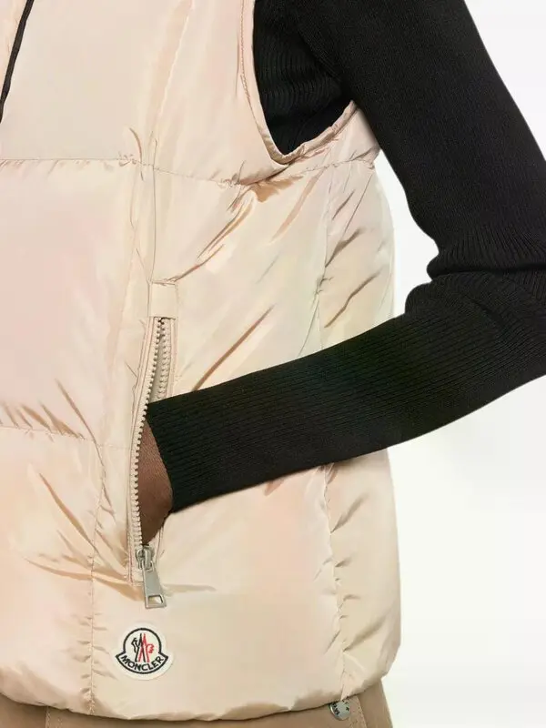 Moncler Macareux Padded Gilet - Neutrals