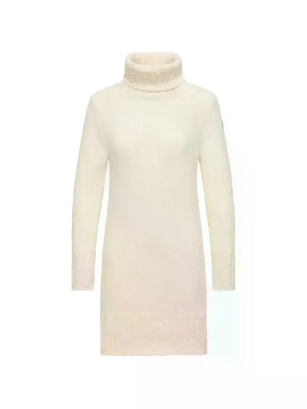 Moncler Cable-knit Roll-neck Sweat - Neutrals