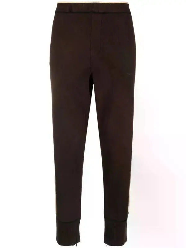 Adidas X Wales Bonner Knitted Track Pants - Brown