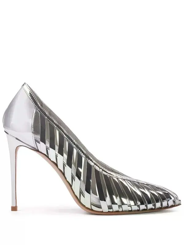 LE SILLA Cage Leather Pumps