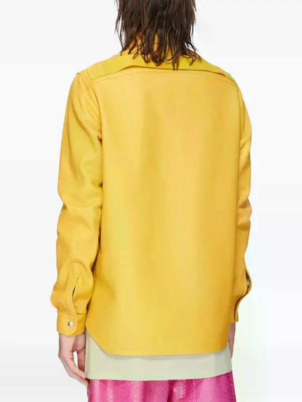 Rick Owens Paneled Long-sleeve Jacket