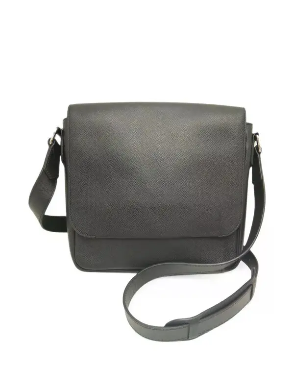 LOUIS VUITTON Taiga Roman Pm Crossbody Bag - Black