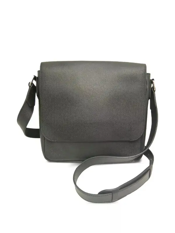 LOUIS VUITTON 2019 Taiga Roman Pm Crossbody Bag - Black