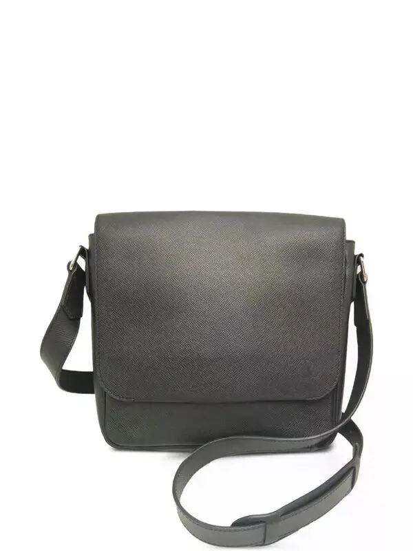 LOUIS VUITTON Taiga Roman Pm Crossbody Bag - Black