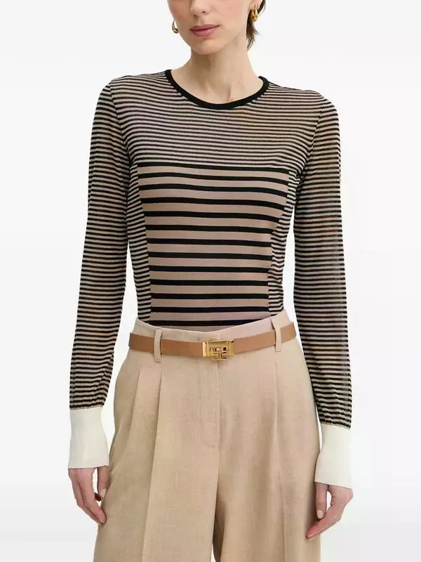 Elisabetta Franchi Horizontal-stripe Sweater