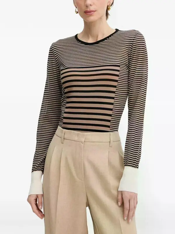 Elisabetta Franchi Horizontal-stripe Sweater