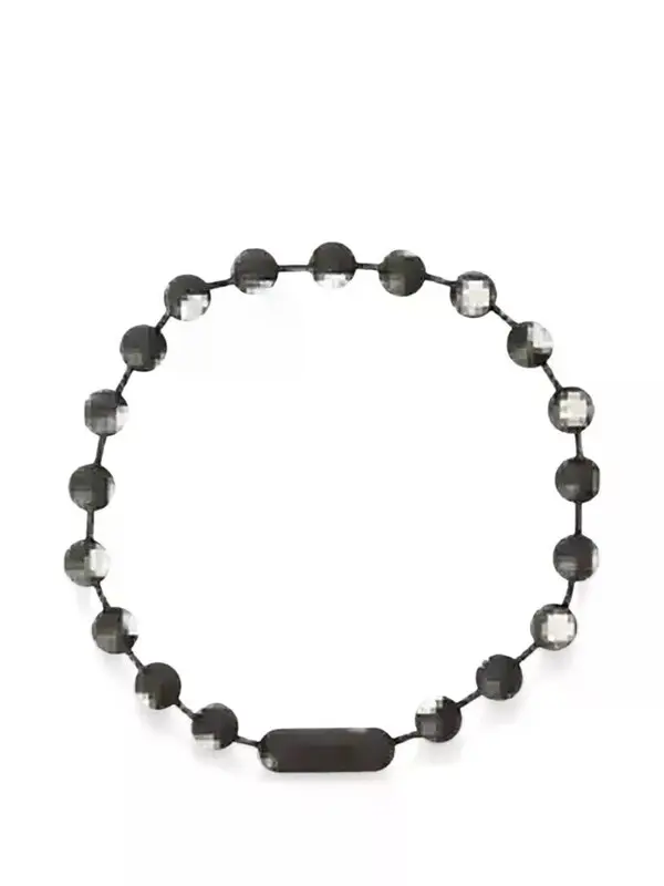 AMBUSH Ballchain Choker Necklace - Black