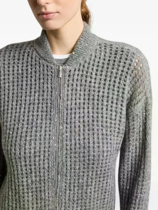 Peserico Open-knit Cardigan