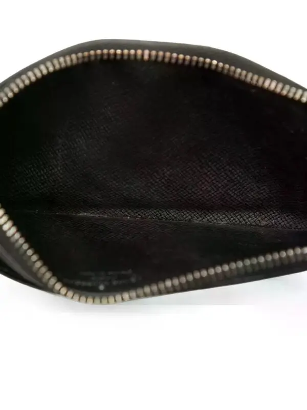 LOUIS VUITTON 2021-2026 Monogram Eclipse Reverse Taigarama Coin Card Holder
