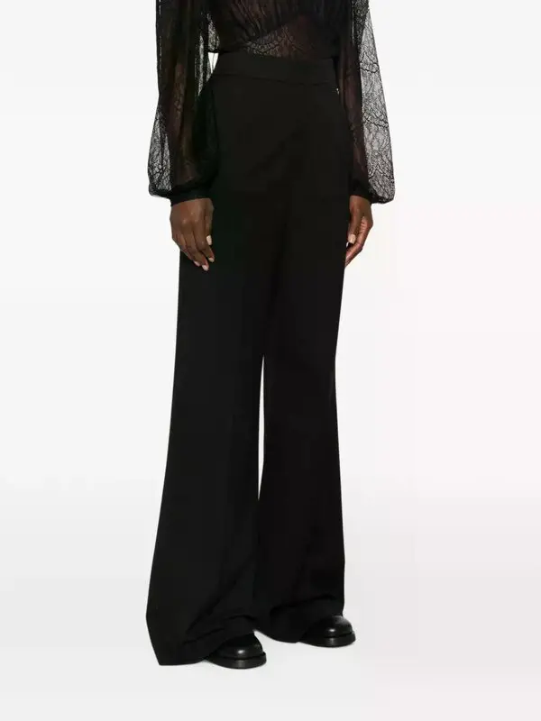 ANIYE BY Tailored Trousers With Silver-tone Logo Plaque