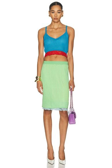 Versace Ribbed Top