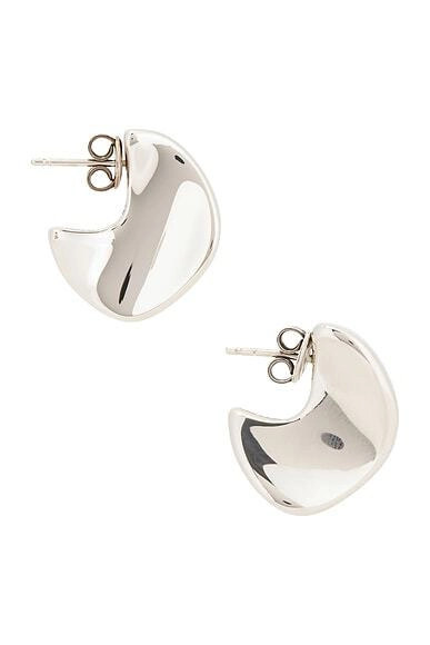 Bottega Veneta Round Sterling Earrings